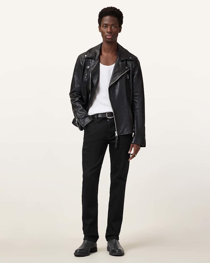 Sid Skinny Fit Denim Jeans Jet Black | ALLSAINTS